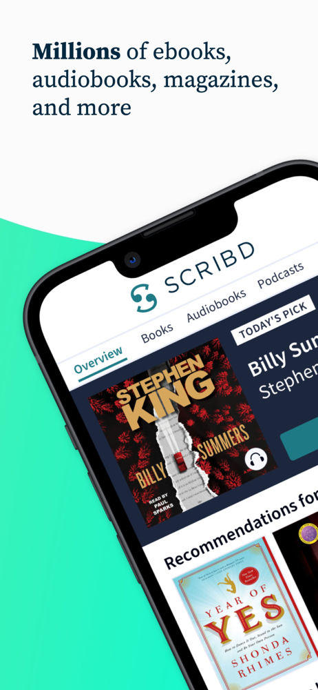 Scribd - audiobooks & ebooks - Overview - Apple App Store - US