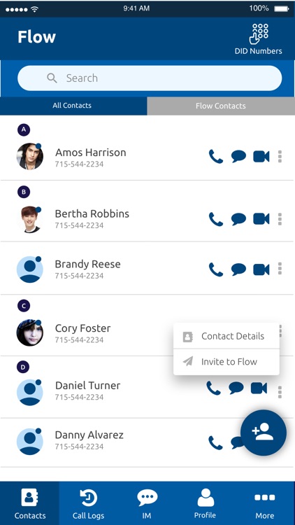 Flow Messenger App by Menelaos Theocharopoulos