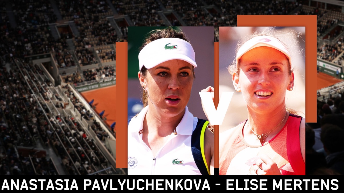 Anastasia Pavlyuchenkova - Elise Mertens | Apple TV (UK)